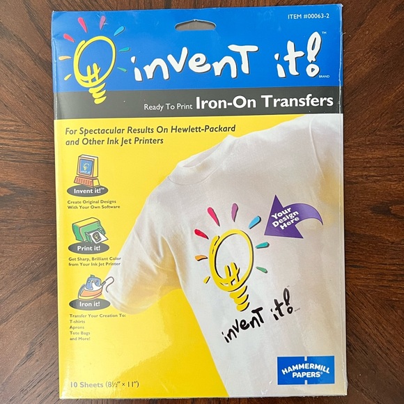 Hammermill | Office | Printable Iron On Transfer Paper For Ink Jet ...